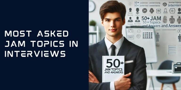 Important JAM Topics with answers 2025 | Jam session Topics