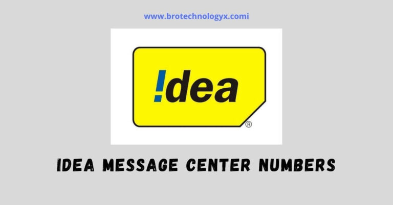 VI Idea Message Centre number For India's All States Latest Guide