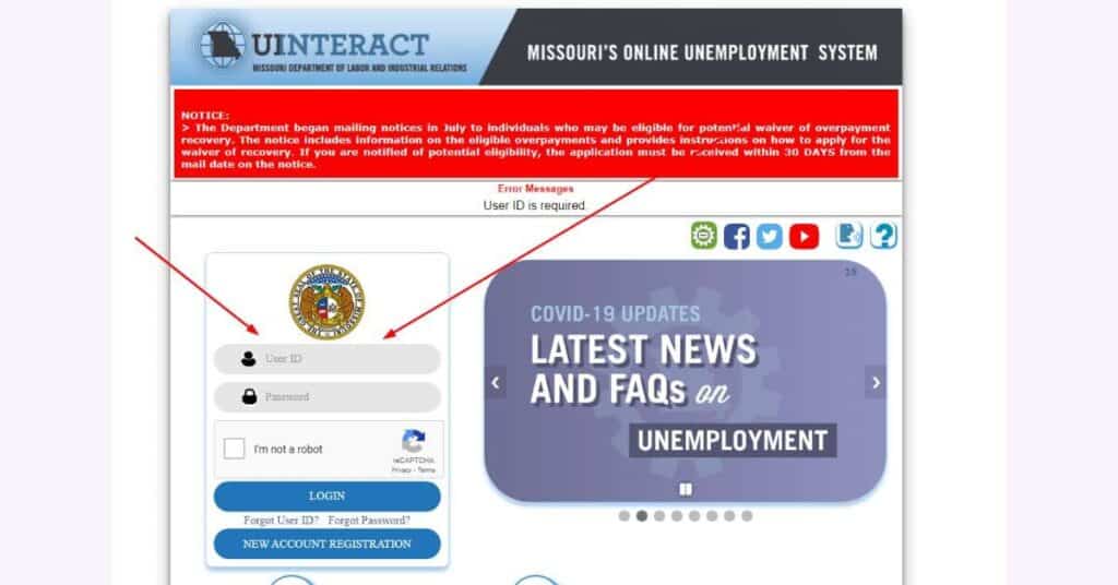 Guide and Benefits to the UInteract Login Page for Unemployed